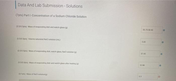 Solved Data And Lab Submission - Solutions (7pts) Part | Chegg.com