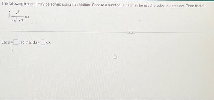 Solved The following integral may be solved using | Chegg.com