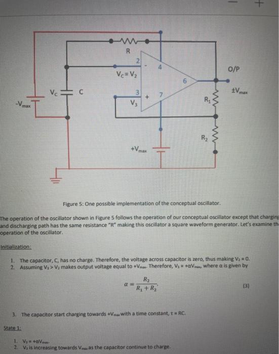 Solved The oscillation frequency of the square wave | Chegg.com