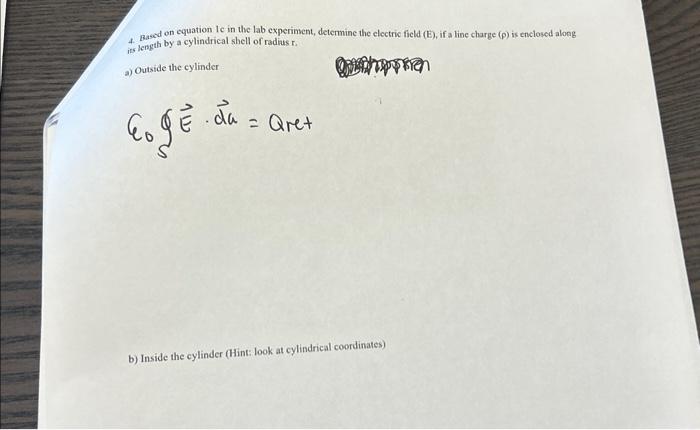 Solved 4. Based on equation Ic in the lab experiment, | Chegg.com