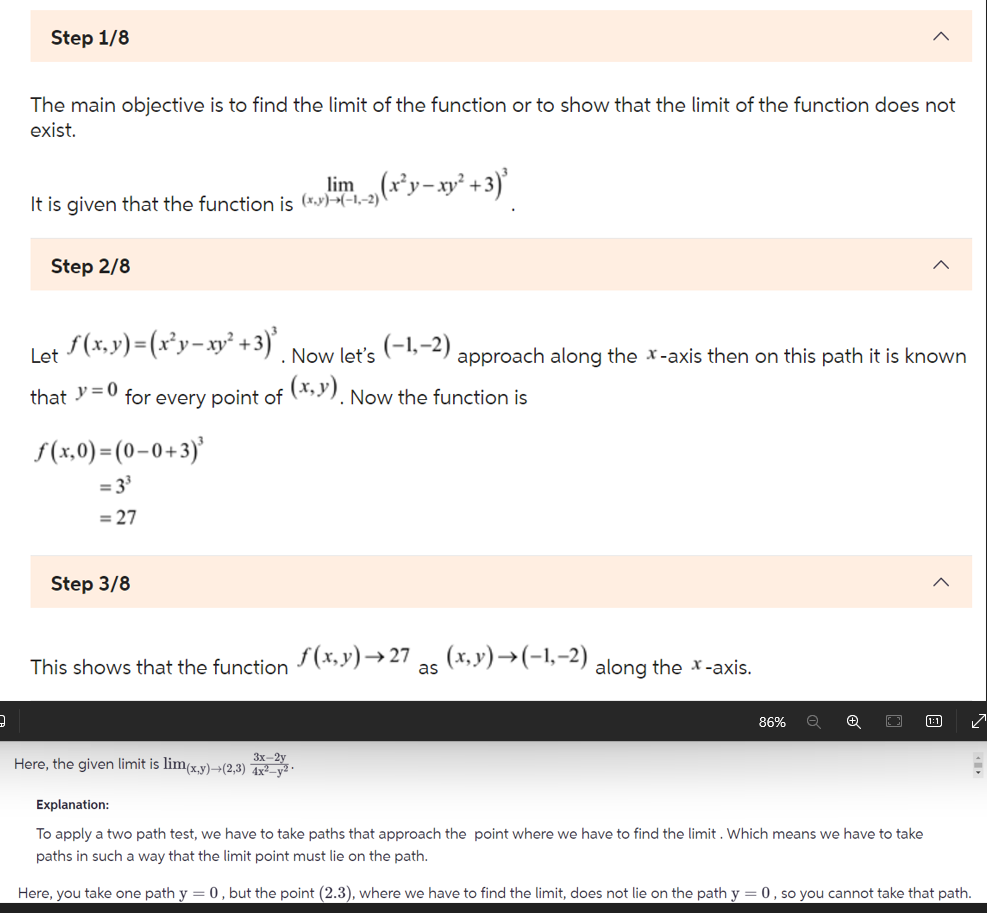 Solved For two path test,Why above example (-1,-2) ﻿is | Chegg.com