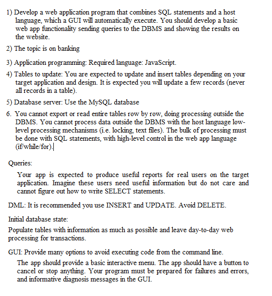 1) ﻿Develop a web application program that combines | Chegg.com