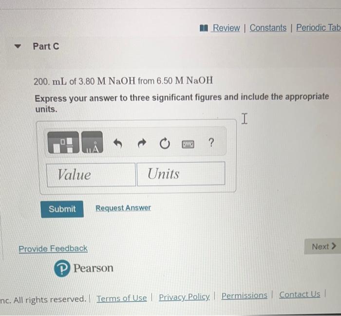 Solved What is the initial volume, in milliliters, needed to | Chegg.com