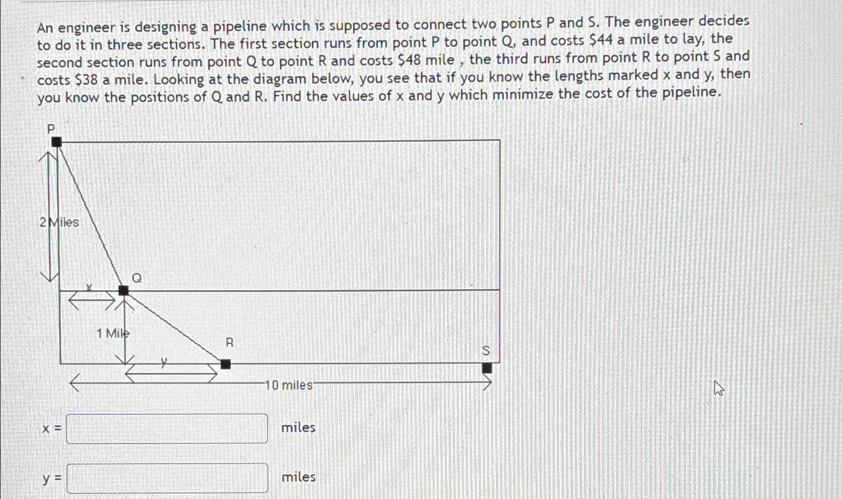 Solved An engineer is designing a pipeline which is supposed | Chegg.com