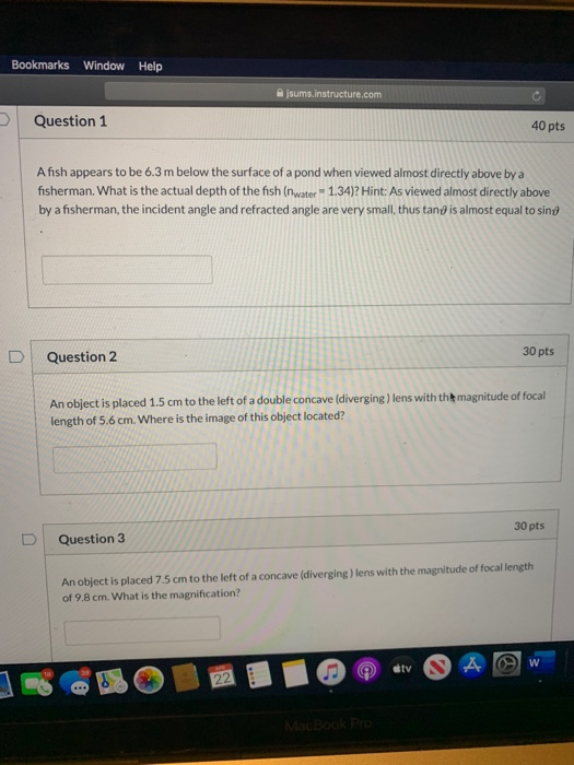 Solved Bookmarks Window Help jsums.instructure.com Question | Chegg.com
