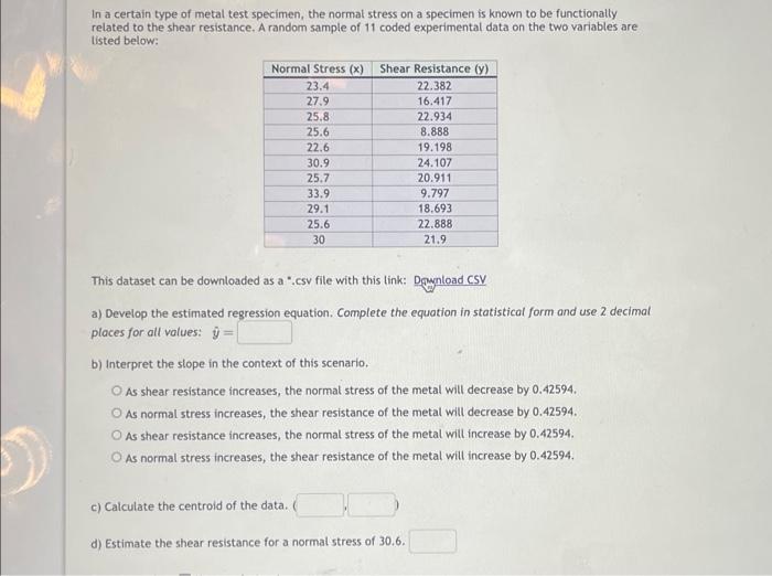Solved Carry decimal places im calculations to het exact | Chegg.com