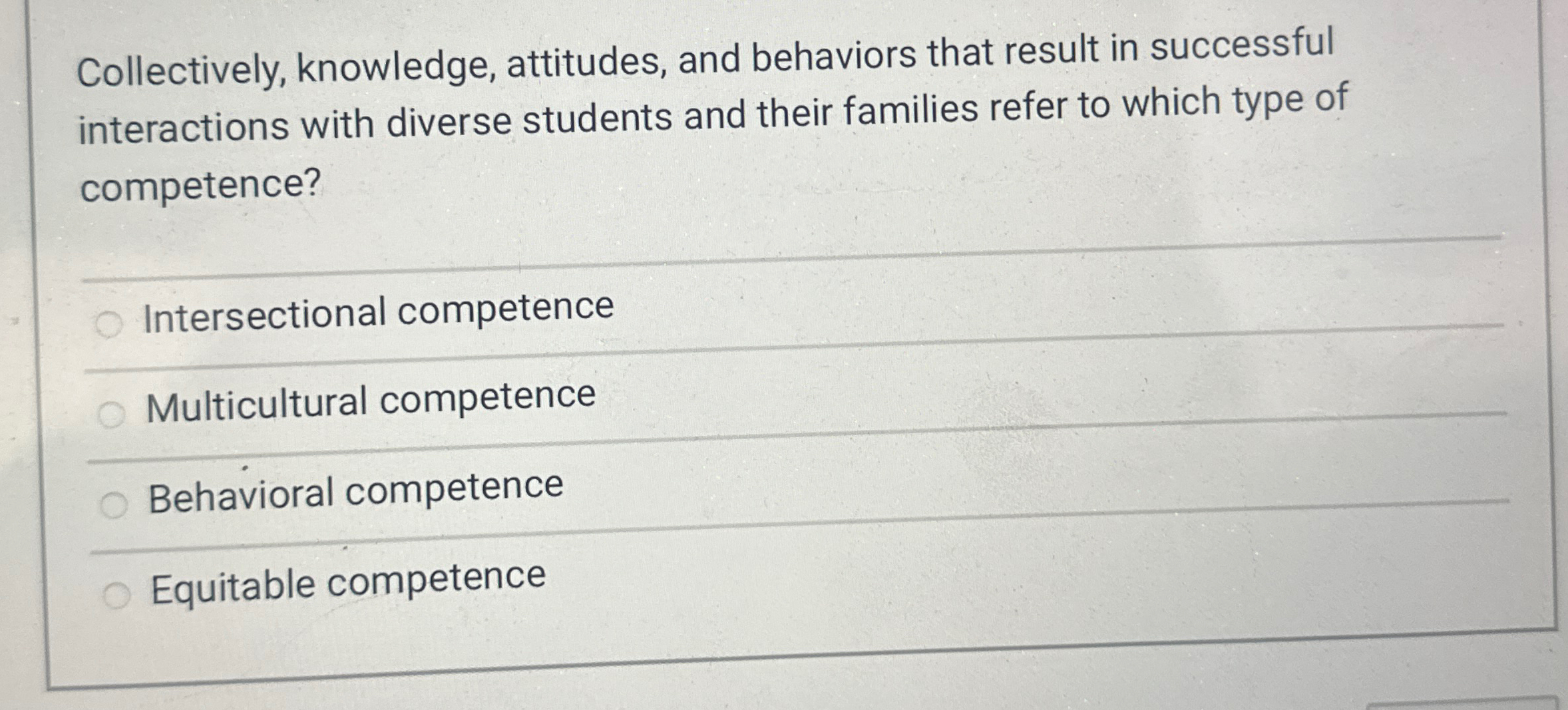 Solved Collectively, knowledge, attitudes, and behaviors | Chegg.com
