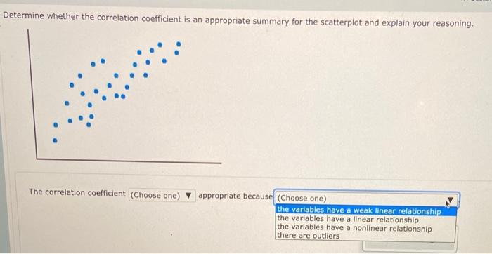 Solved Determine Whether The Correlation Coefficient Is An