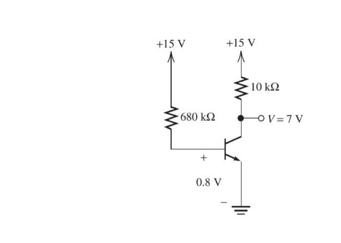 Solved Find B value for the transistor in the figure Ic = Ib | Chegg.com