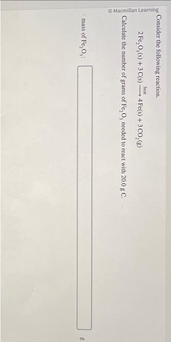 Solved The combustion of ethane (C2H6) produces carbon | Chegg.com