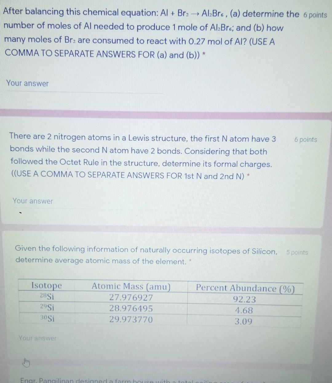 Solved After balancing this chemical equation: Al + Br2 → | Chegg.com