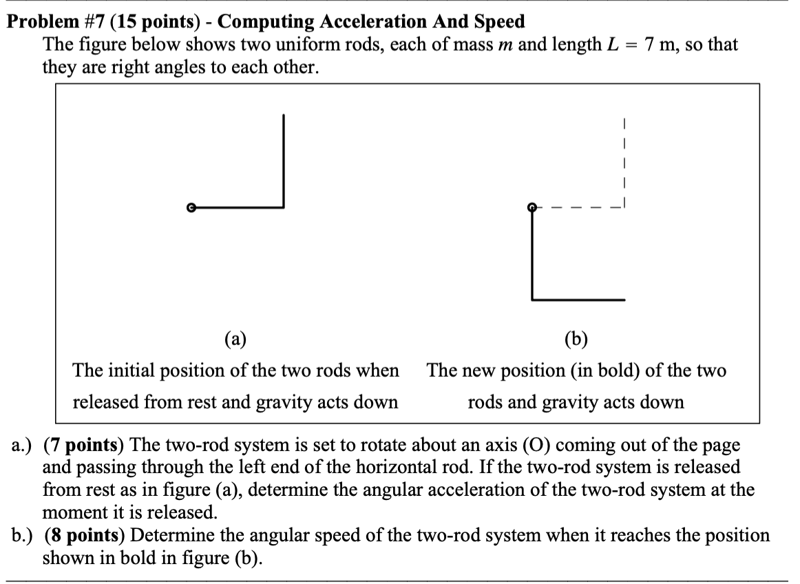 Solved Problem #7 (15 ﻿points) - ﻿Computing Acceleration And | Chegg.com
