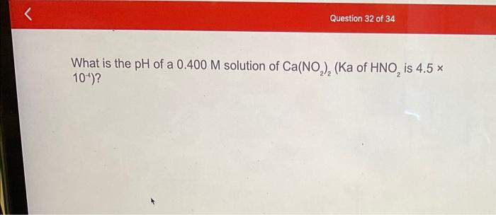 Solved What is the pH of a 0.0400M solution of HONH3Cl(Kb of | Chegg.com
