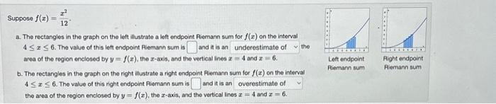 Solved Suppose f(x)=12x2. a. The rectangles in the graph on | Chegg.com