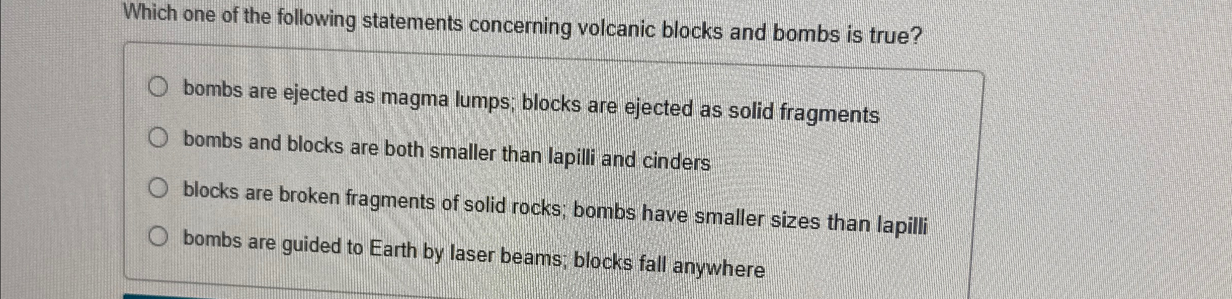 Solved Which one of the following statements concerning | Chegg.com