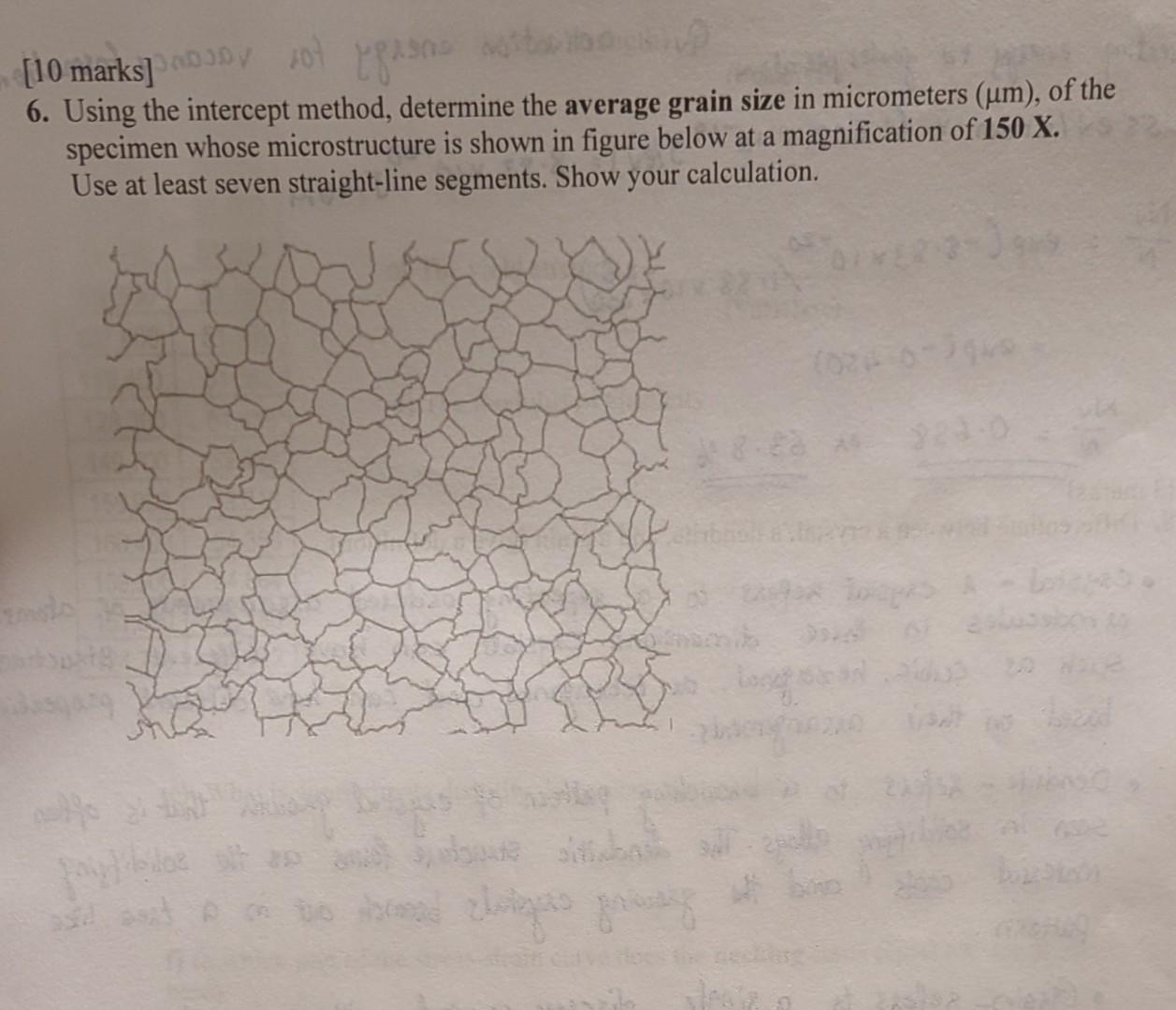 Solved [10 marks] 6. Using the intercept method, determine | Chegg.com