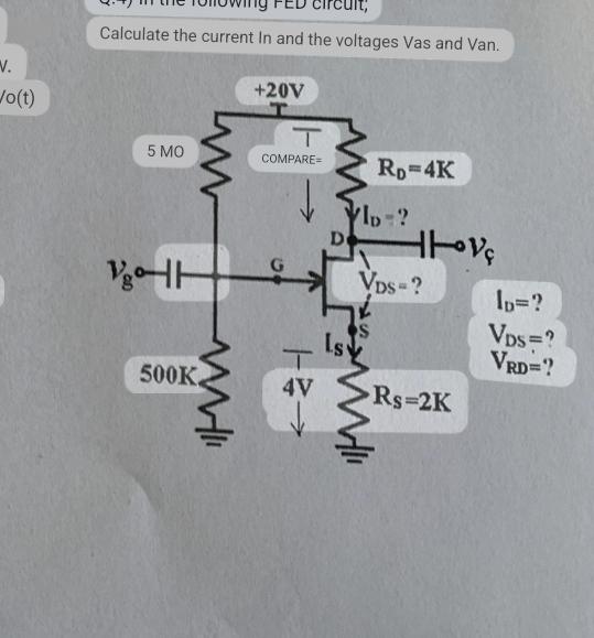 Solved Calculate the current In and the voltages Vas and Van | Chegg.com