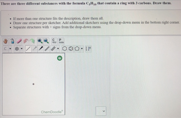 Solved There are three different substances with the formula | Chegg.com