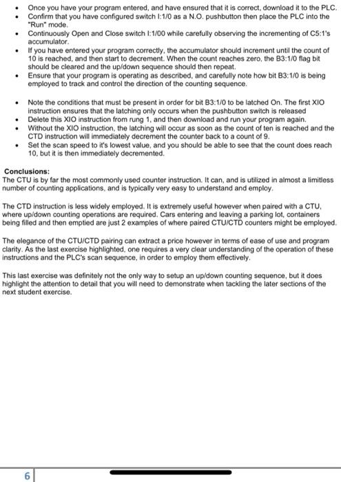 Solved The CTU and RES... Counter Instructions From the | Chegg.com