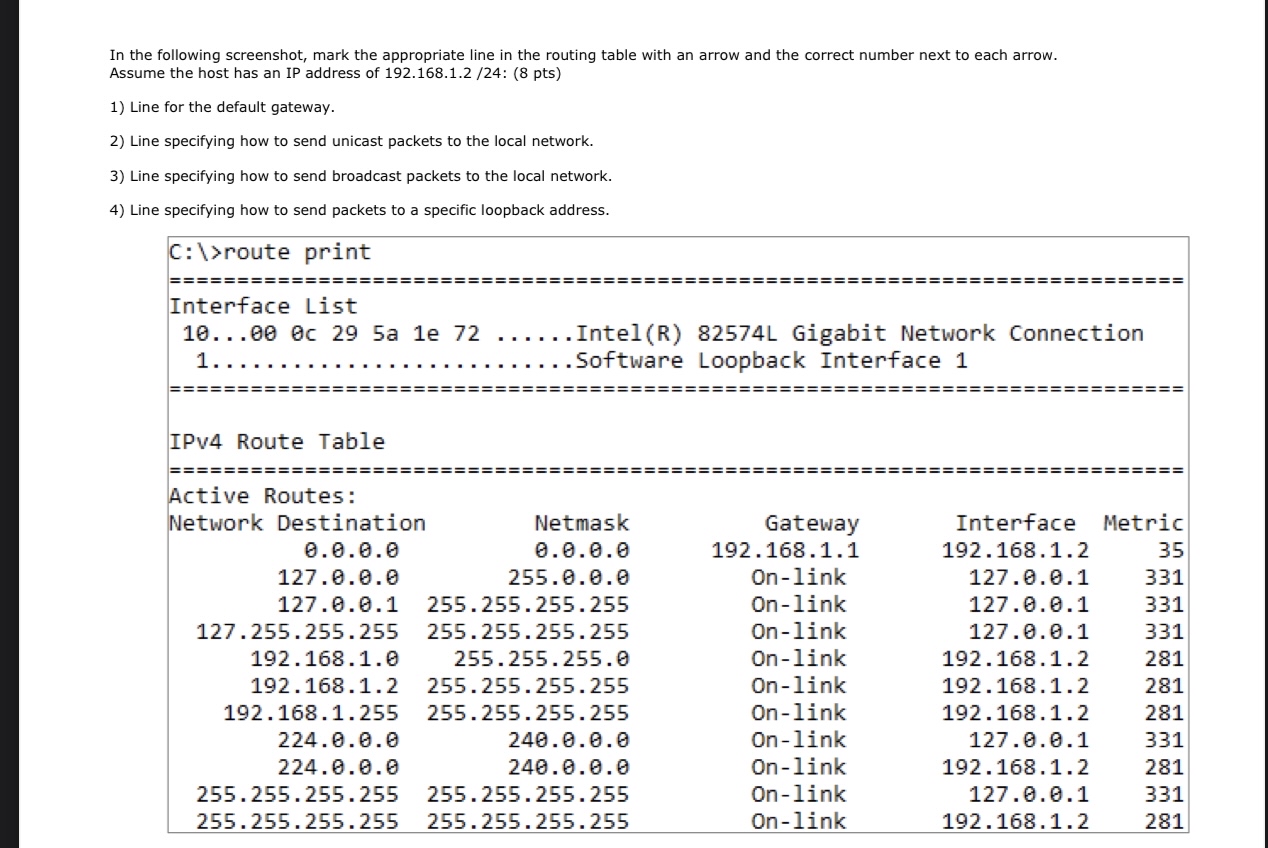 Solved In the following screenshot, mark the appropriate | Chegg.com