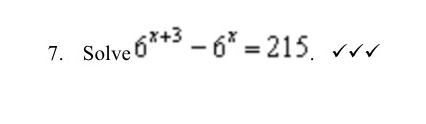 Solved Solve 6x+3-6x=215. | Chegg.com