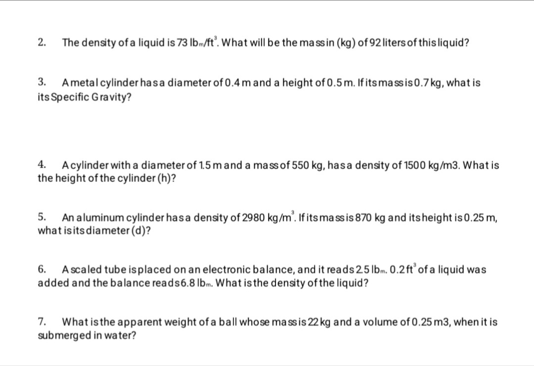 Solved I want all the solutions to questions 2, 3, 4, 5, 6 | Chegg.com