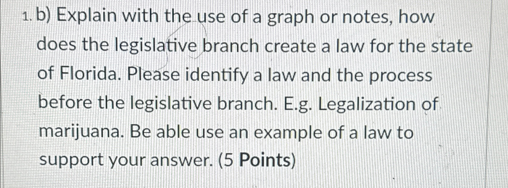 Solved b) ﻿Explain with the use of a graph or notes, how | Chegg.com