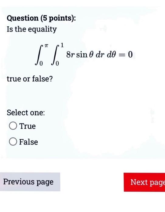 Solved Question 5 Points Is The Following Statement