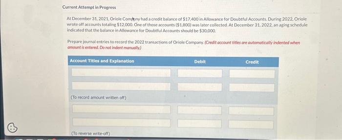 Solved Account Titles and Explanation Debit Credit (To | Chegg.com