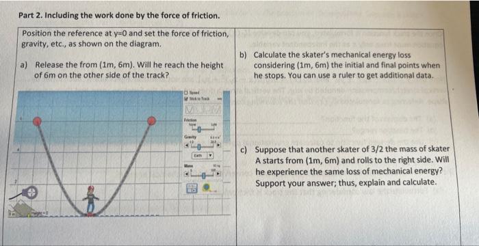 Lab Exploring the Law of Conservation of Energy Pt. 2 | Chegg.com