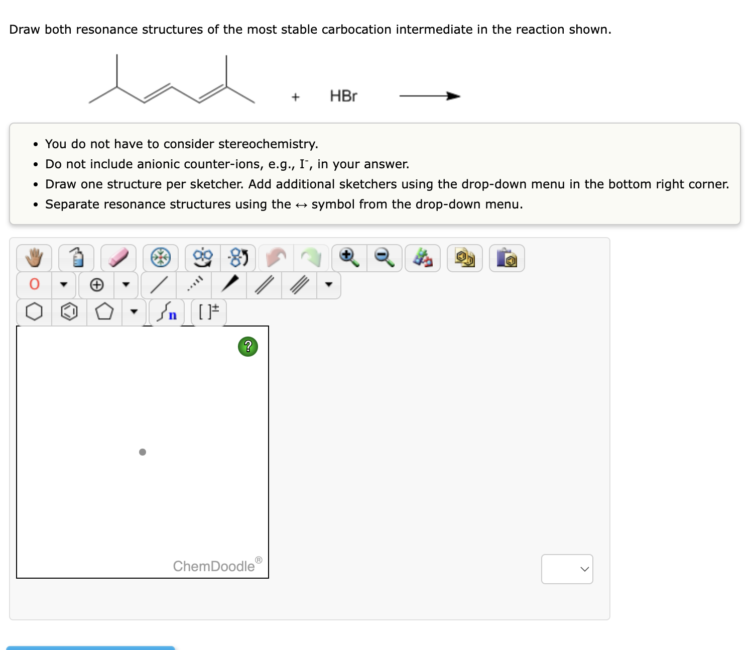 Solved Draw both resonance structures of ﻿the most stable | Chegg.com