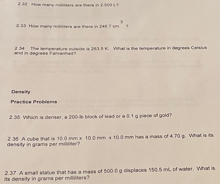 Solved Practice Problems Write the following numbers in | Chegg.com