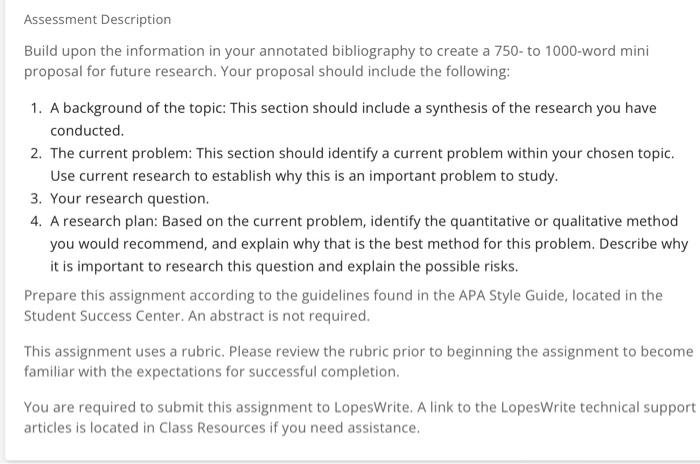 Solved Build upon the information in your annotated | Chegg.com