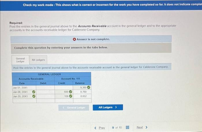 Solved Check my work mode : This shows what is correct or | Chegg.com