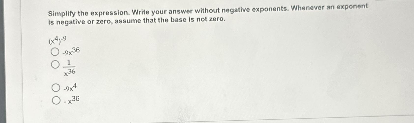 Solved Simplify the expression. Write your answer without | Chegg.com