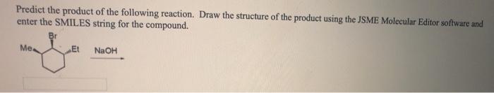 Solved Predict the major product of the following reaction. | Chegg.com