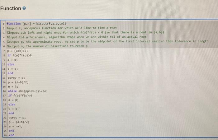 Bisection Method 3 Solutions Submitted Max 10
