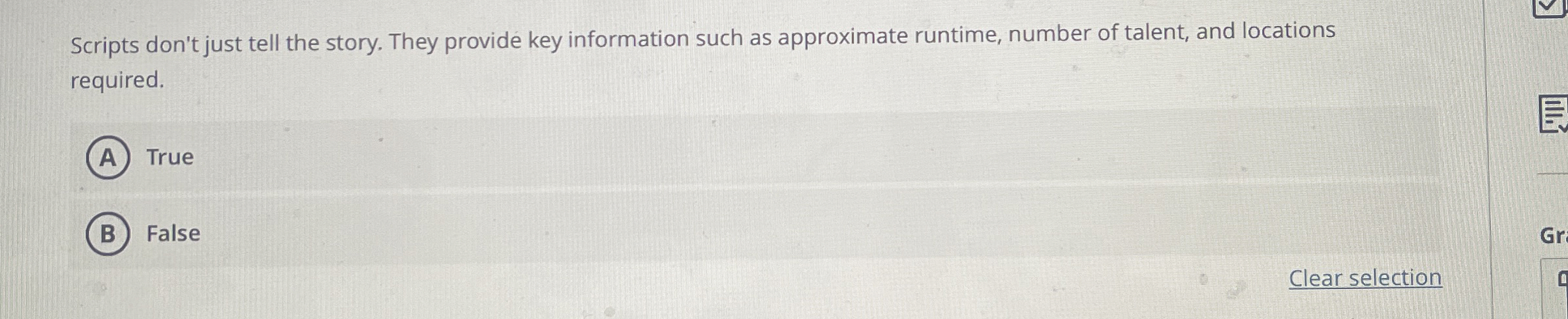 Solved Scripts don't just tell the story. They provide key | Chegg.com