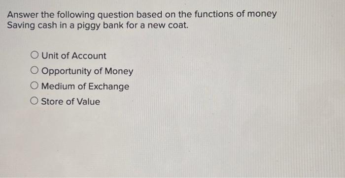 Answer the following question based on the functions | Chegg.com