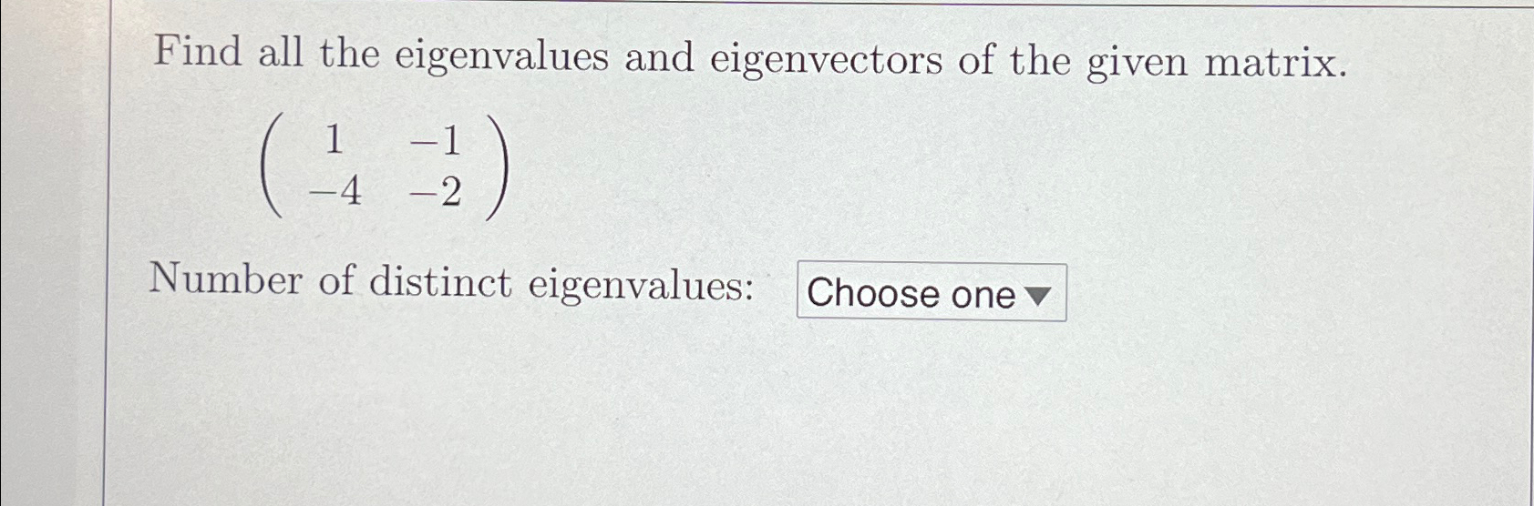 Solved Find all the eigenvalues and eigenvectors of the | Chegg.com
