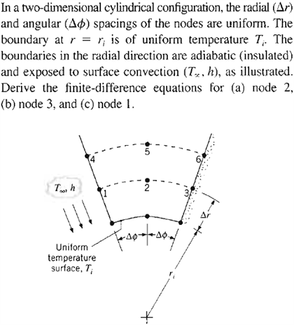 Solved In a two - dimensional cylindrical configuration, the | Chegg.com