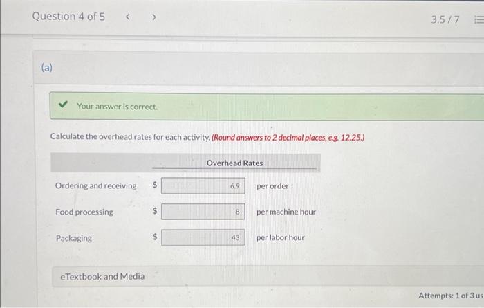 Solved Your answer is incorrect. What is the total | Chegg.com