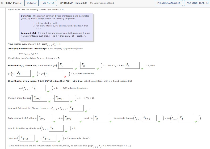 Solved This exercise uses the following content from Section | Chegg.com