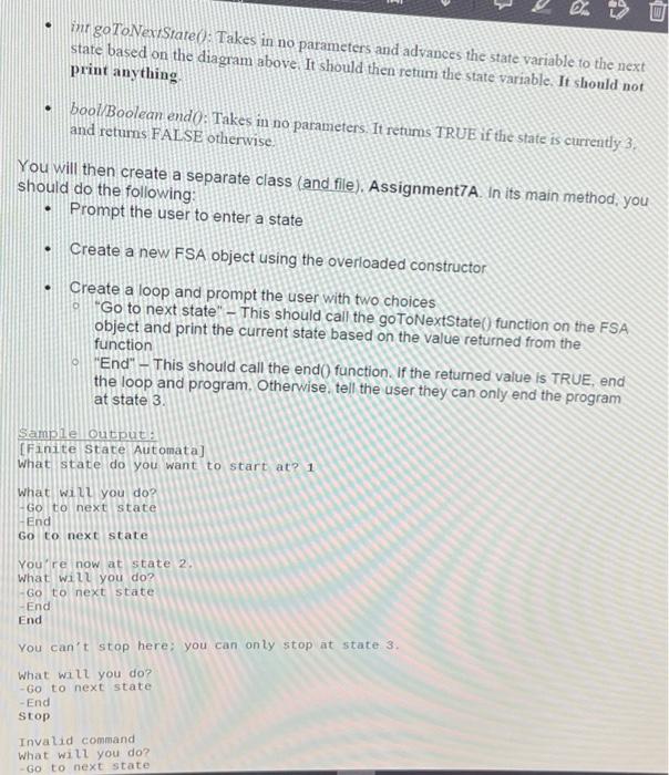 Solved Assignment 7A: Finite State Automata. In computer | Chegg.com