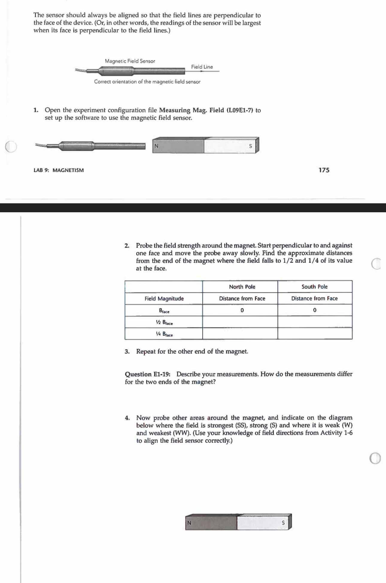 Solved The sensor should always be aligned so that the field | Chegg.com