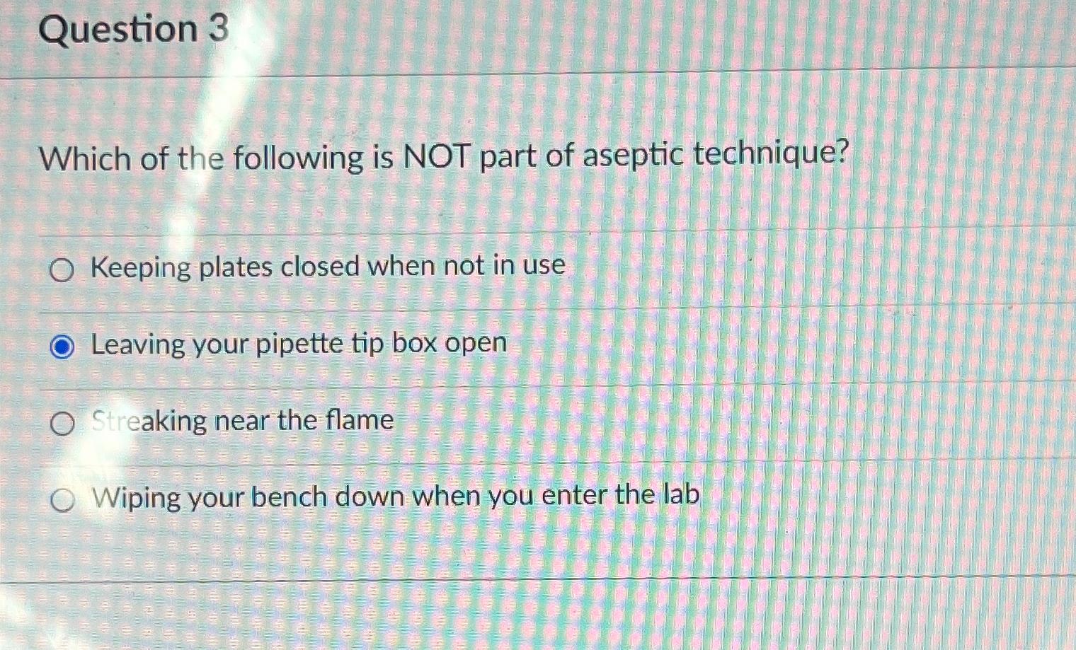 Solved Question 3Which of the following is NOT part of | Chegg.com