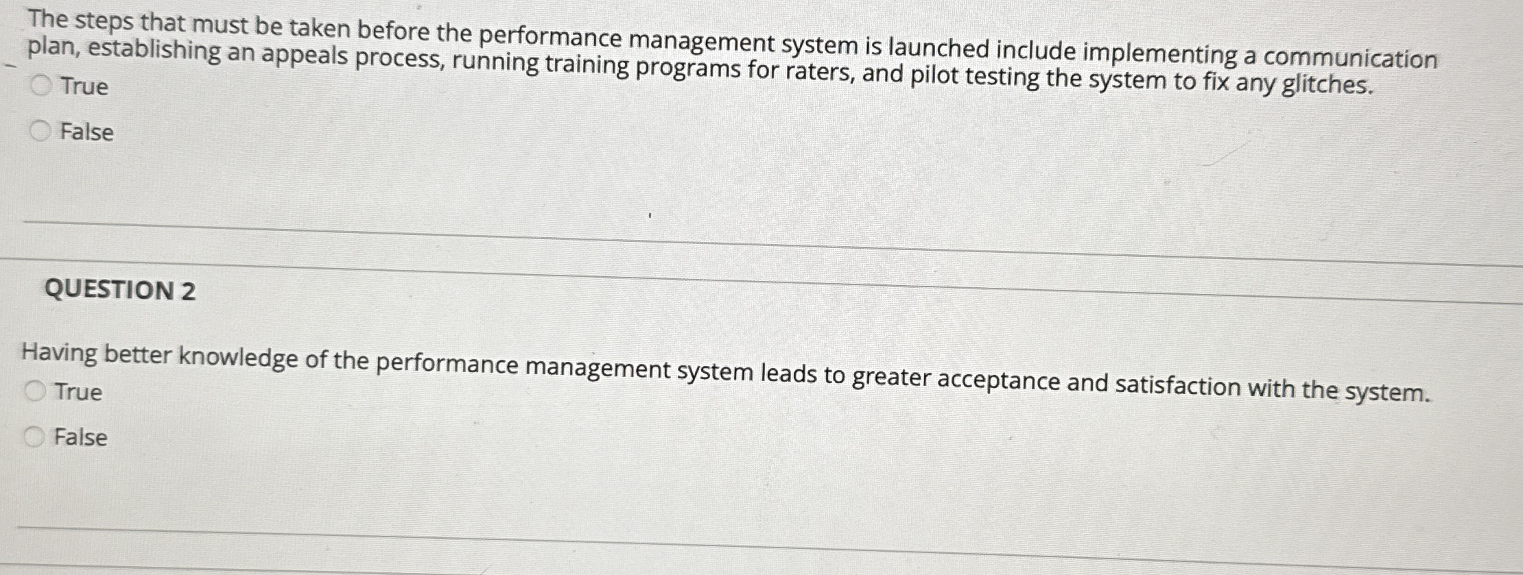 Solved The steps that must be taken before the performance | Chegg.com