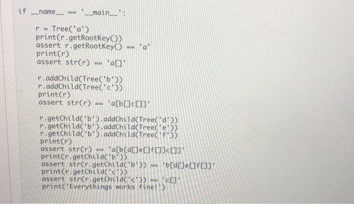 Solved You need to write two instance methods __str_.. and | Chegg.com