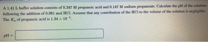 Solved A 1.41 L buffer solution consists of 0.347 M | Chegg.com