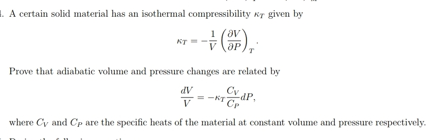 Solved A certain solid material has an isothermal | Chegg.com
